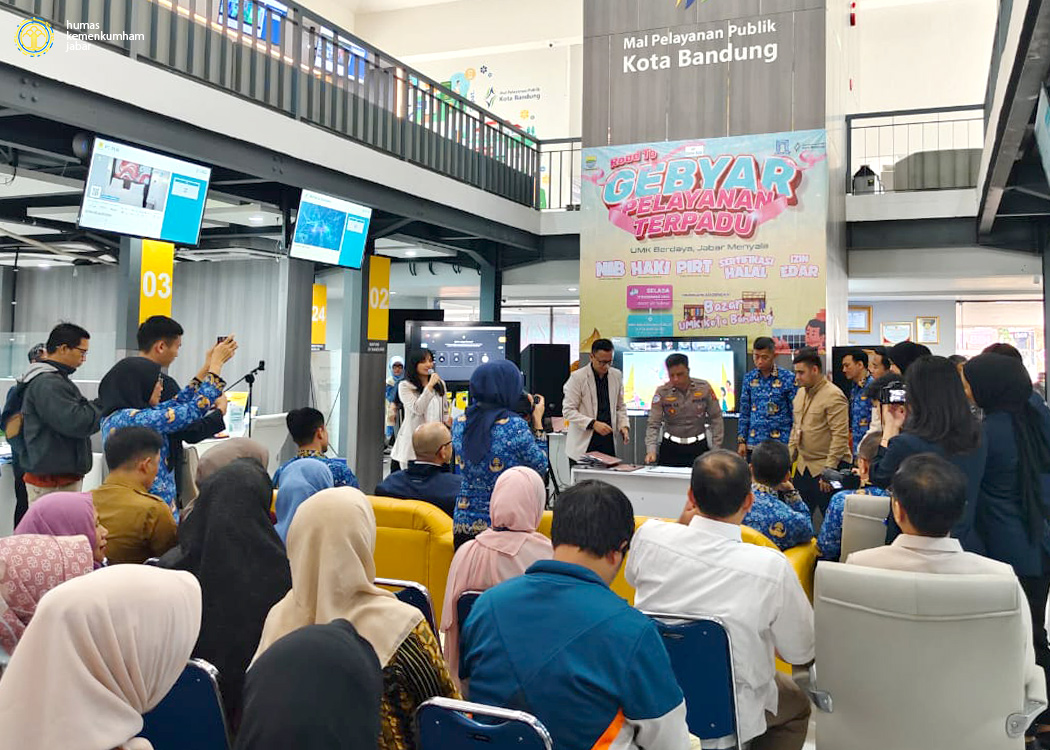 Kanwil Kemenkumham Jabar Hadiri Gebyar Pelayanan Terpadu Jawa Barat Tahun 2024